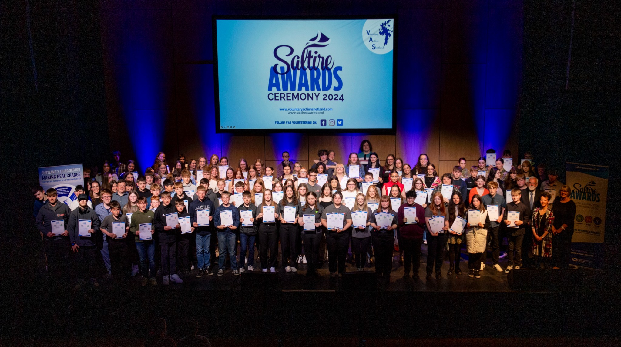 Record breaking numbers at 2024 Saltire Awards Ceremony | Voluntary ...
